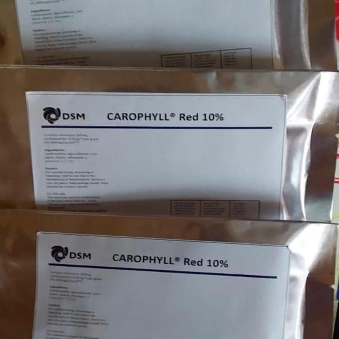Jual EXCLUSIVE CAROPHYL RED (ORIGINAL DSM CANTAXANTHINE 10%) 100 GRAM ...