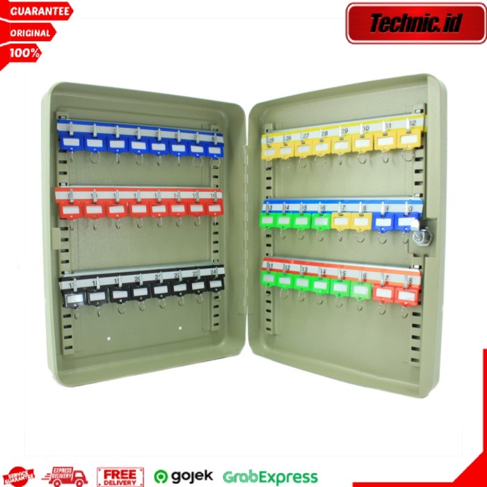 Jual Key Box Kotak Kunci Krisbow Berdaya Tampung 48 Tempat Kunci Box ...