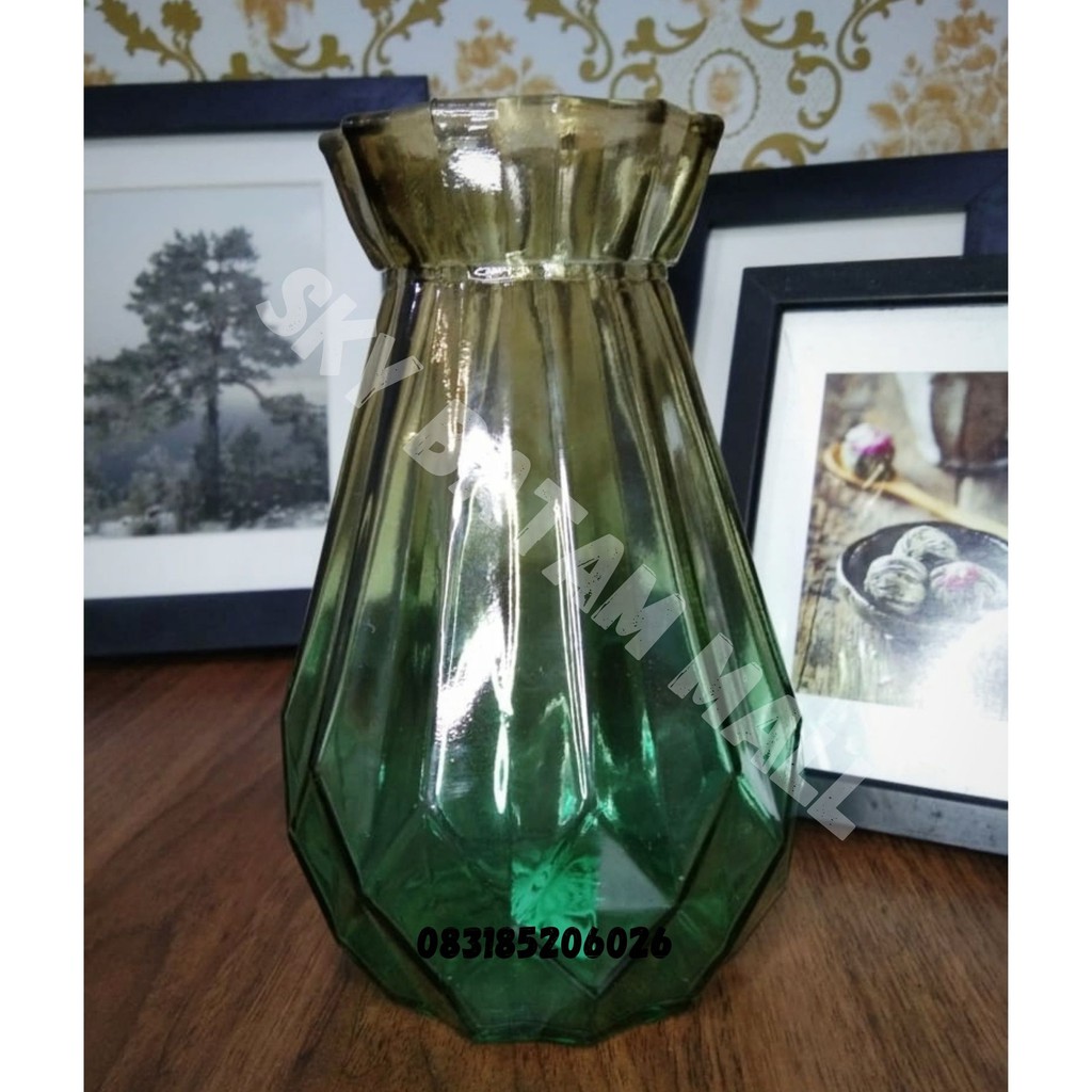 Jual Vas Bunga Kaca Model Eropa Style / Vas Bunga Kaca Viljestrak ...