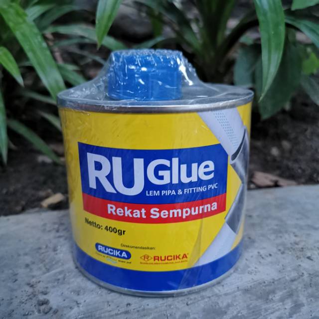 Jual Lem Pipa PVC Rucika RuGlue Kaleng 400 gr | Shopee Indonesia