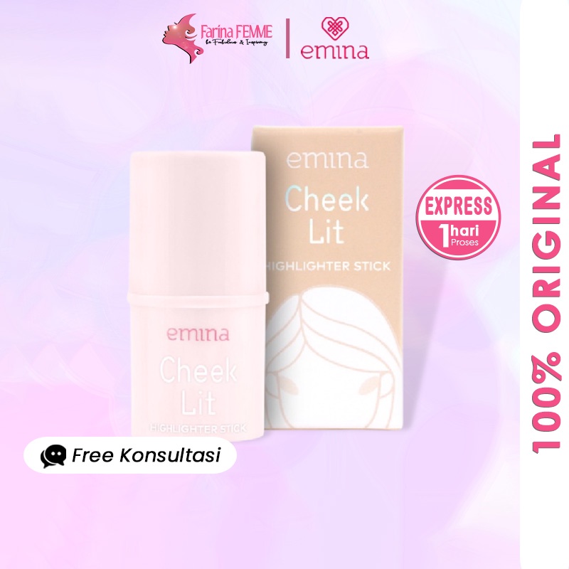 Jual FEMME || EMINA Cheek Lit Highlighter Stick Nudetwinkle 7gr ...