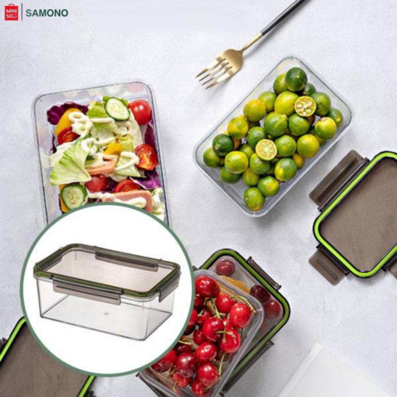 Jual MINISO SAMONO SSB35 FOOD STORAGE SEALED BOX | KOTAK PENYIMPAN ...