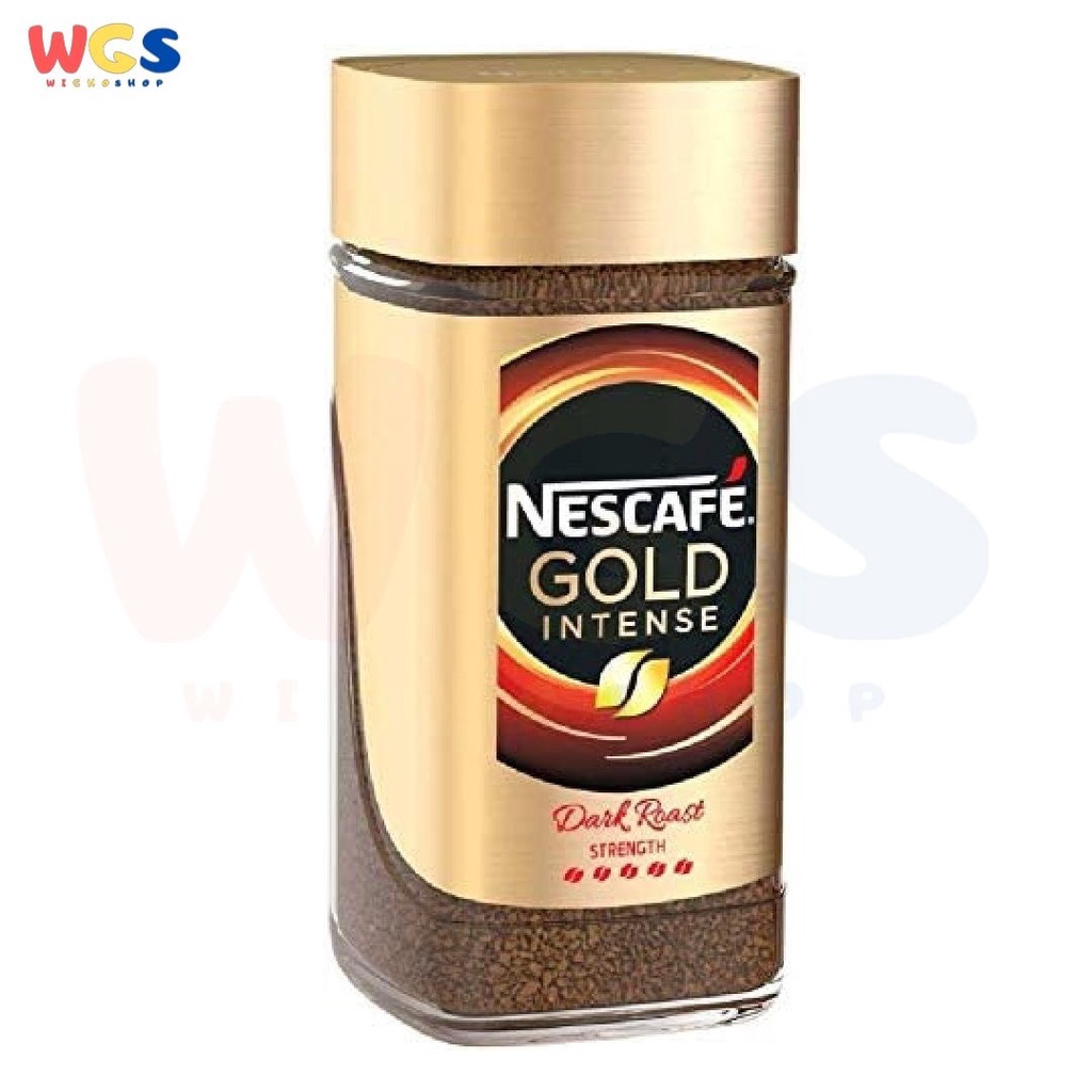 Jual Nescafe Gold Intense Dark Roast Arabica Instant Coffee 200g ...