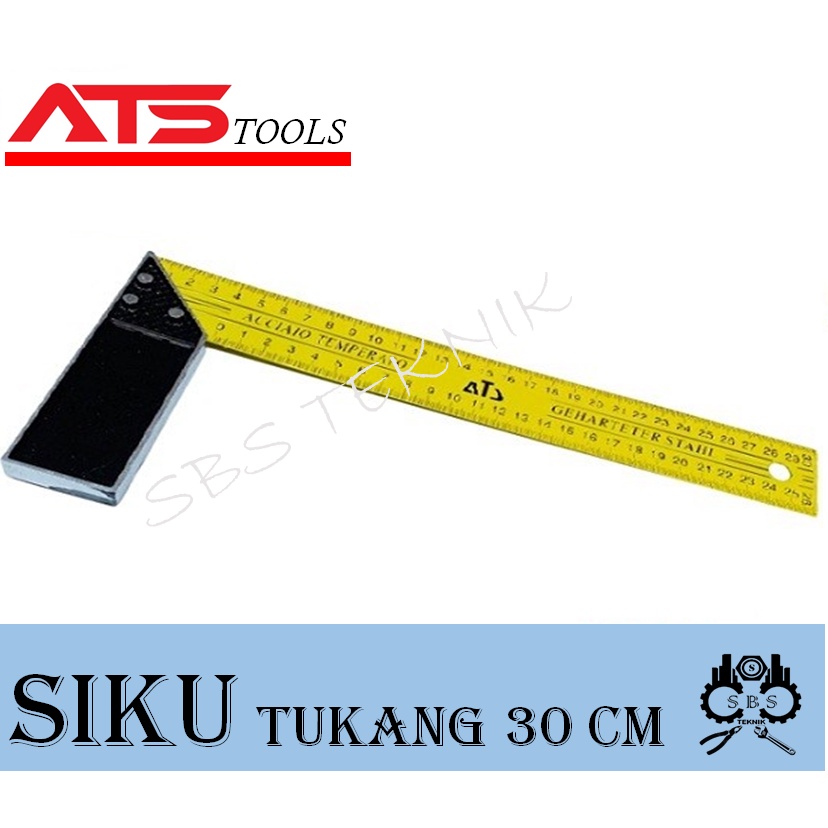Jual Penggaris Siku Siku Tukang Tebal Dan Kuat Alat Ukur Siku 30cm ...