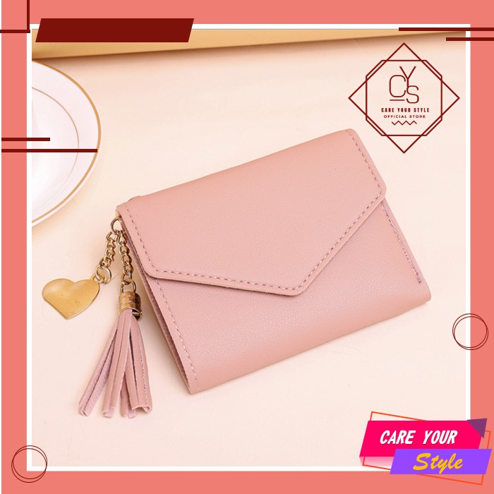 Jual CYS Dompet Lipat Wanita Dompet Lipat Mini Kulit Dompet Kecil ...