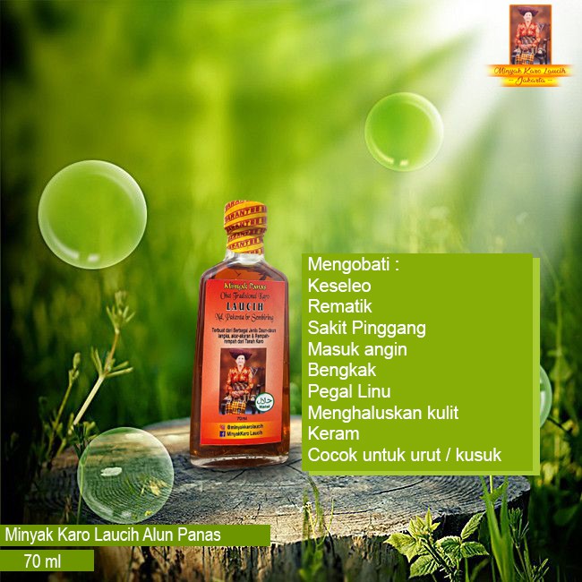 Jual Minyak Alun Tradisional Karo Laucih - Minyak Kusuk Panas 70 mL ...