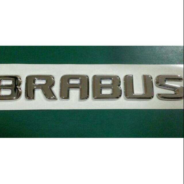 Jual EMBLEM/LETTER BRABUS FULL CHROME GRADE A | Shopee Indonesia