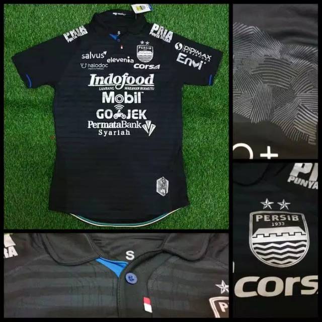 Jual Jersey persib 3rd black hitam | Shopee Indonesia