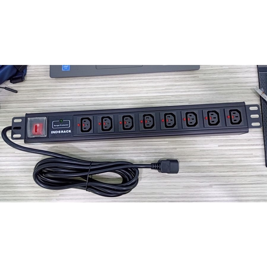 Jual Power Distribution Unit Stop Kontak Colokan Europe 8 Outlet PDU8E ...