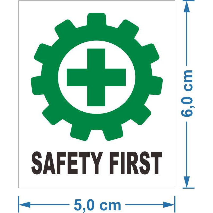 Jual STIKER HELM SAFETY FIRST 5X6CM | Shopee Indonesia
