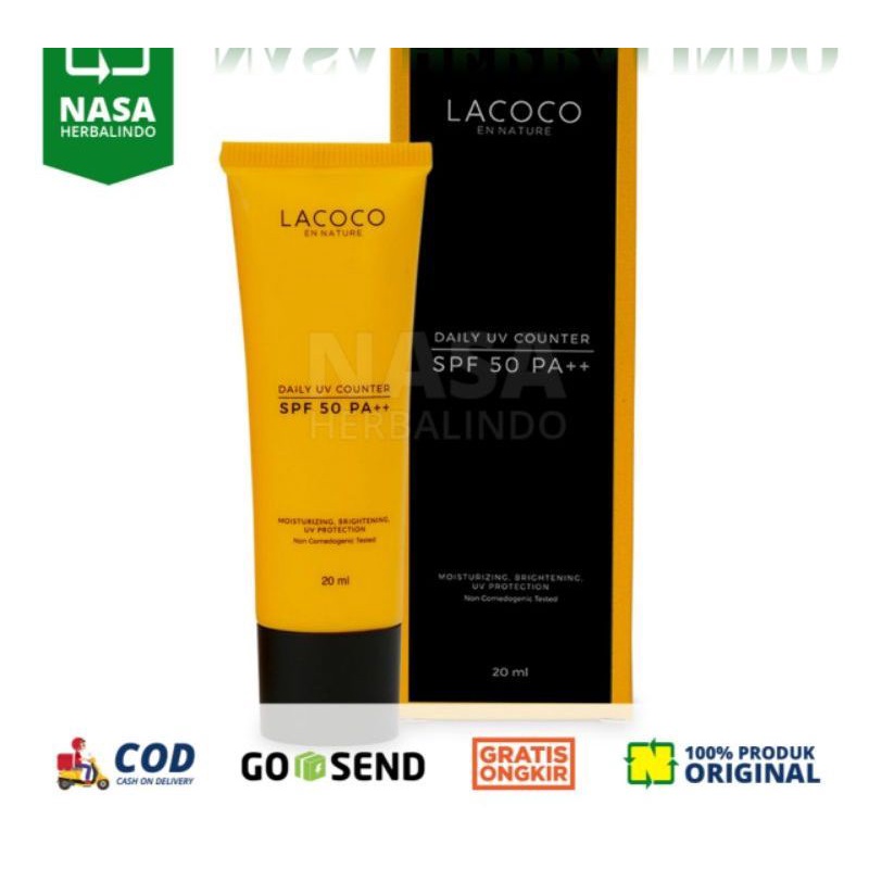 Jual LACOCO DAILY UV COUNTER ASLI PRODUK NASA | Shopee Indonesia