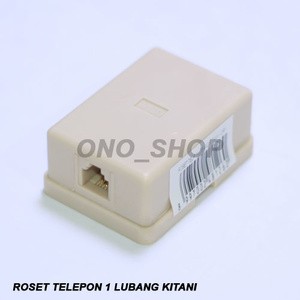 Jual Roset Telepon 1 Lubang Kitani | Shopee Indonesia