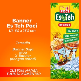 Jual Spanduk Banner Teh Poci | Shopee Indonesia