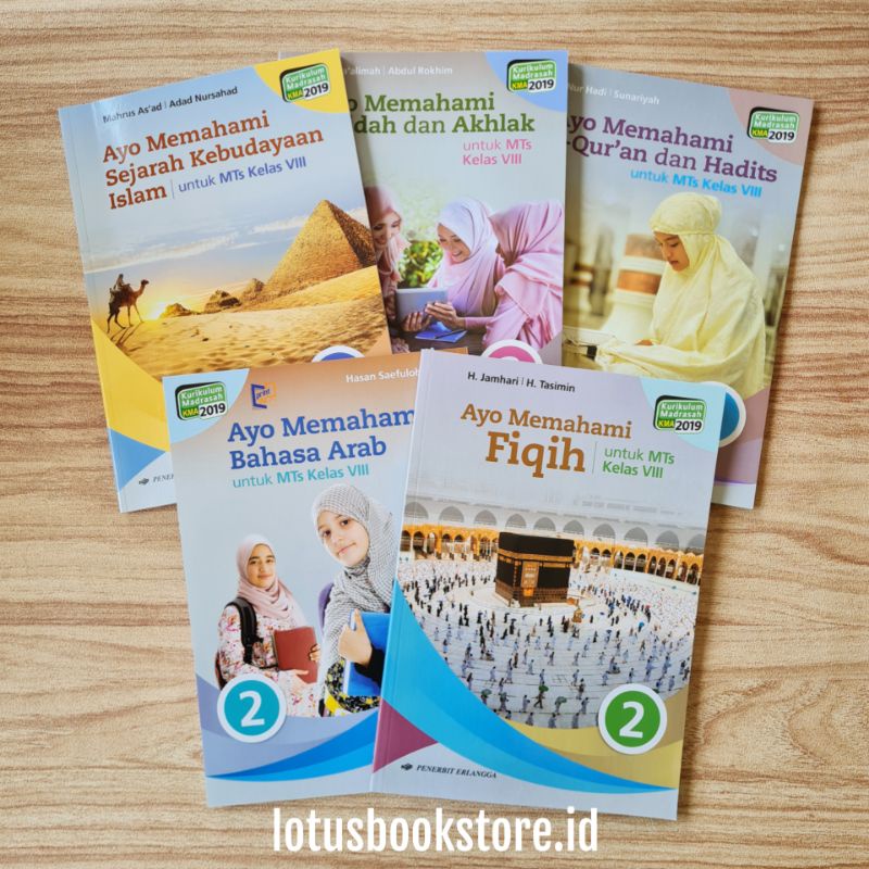 Jual Buku MTs Kelas 8 : Bahasa Arab - Fiqih - SKI - Al Quran - Aqidah Akhlak / KMA 2019 ...