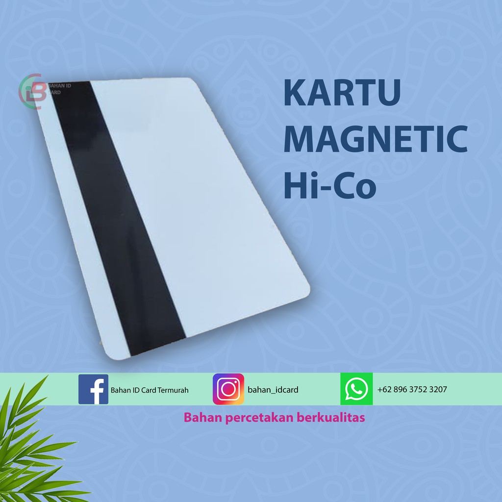 Jual KARTU MAGNETIC HICO ISI 100 Pcs / ID CARD / TERMURAH BERKUALITAS ...