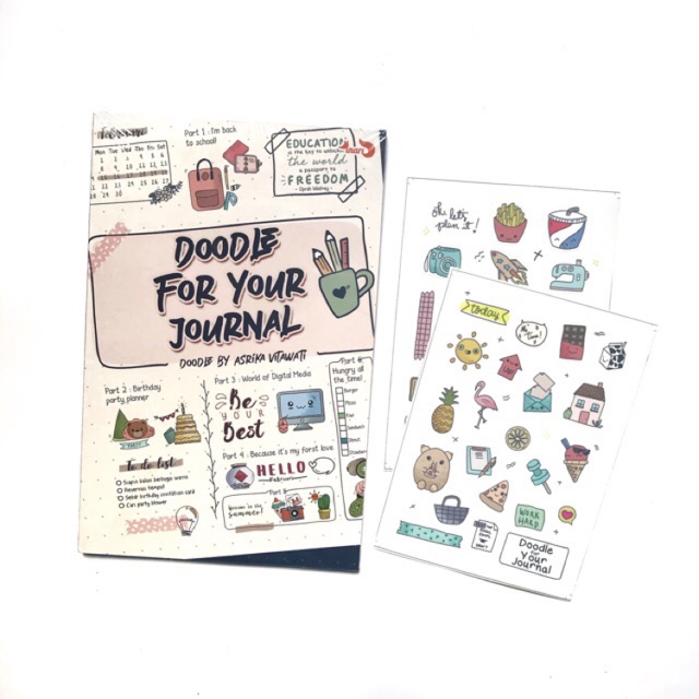 Jual Doodle for Your Journal Book (only book) | Shopee Indonesia
