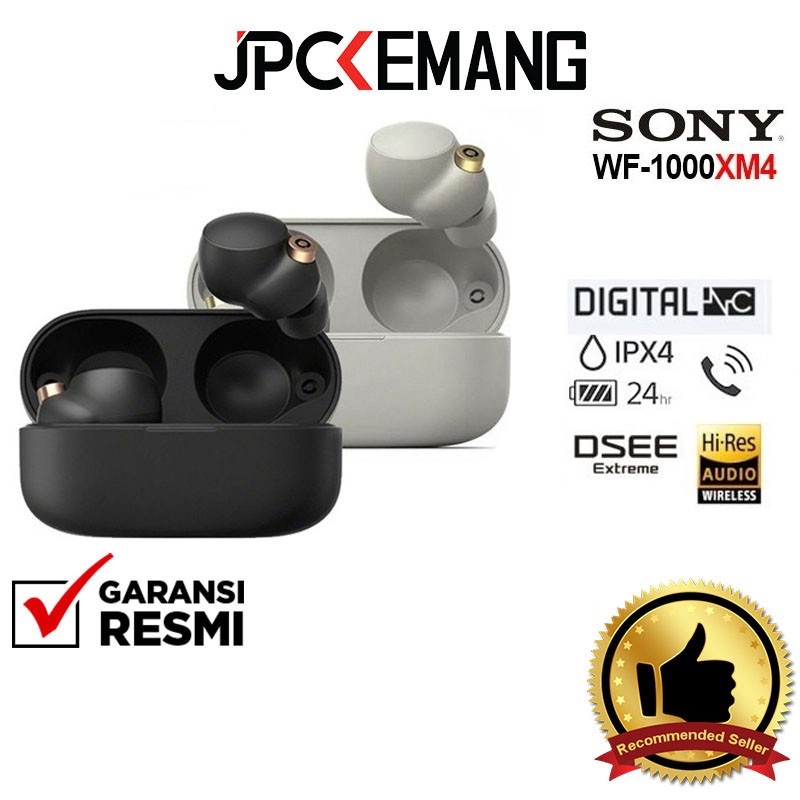 Jual Sony WF 1000XM4 ANC TWS Wireless Earphone Headphone Sony WF1000XM4 ...