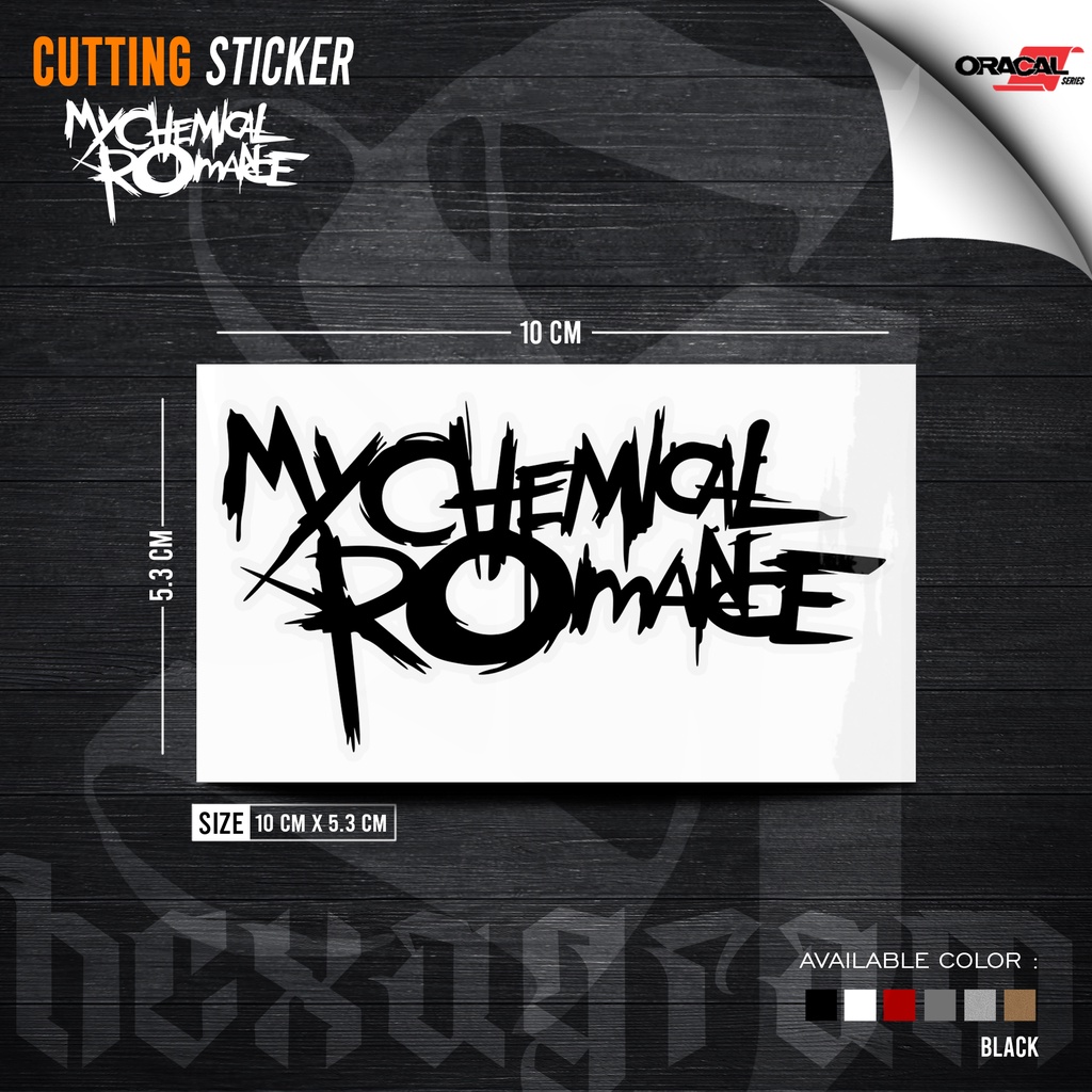Jual Cutting Sticker Musik My Chemical Romance | Stiker Cutting Band My ...