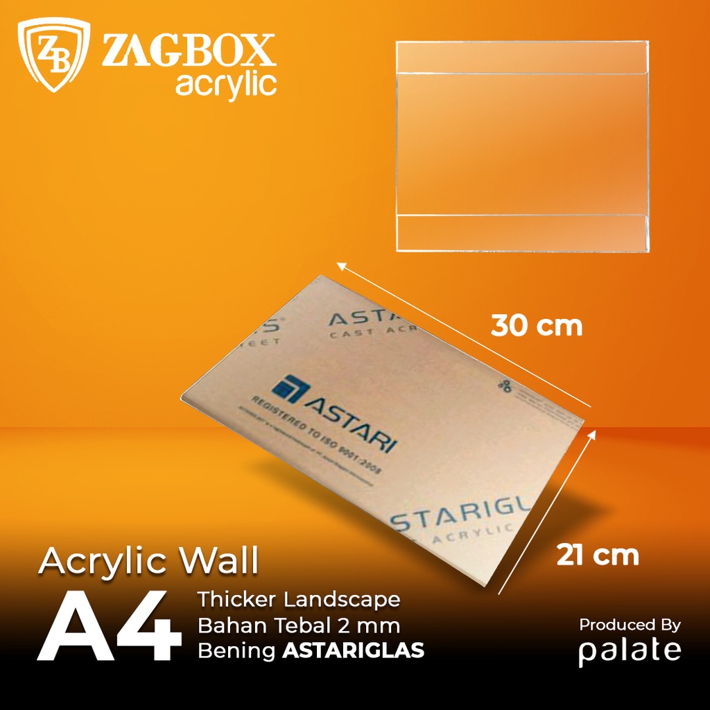 Jual Acrylic Wall - Akrilik Thicker A4 Landscape - Akrilik Dinding ...