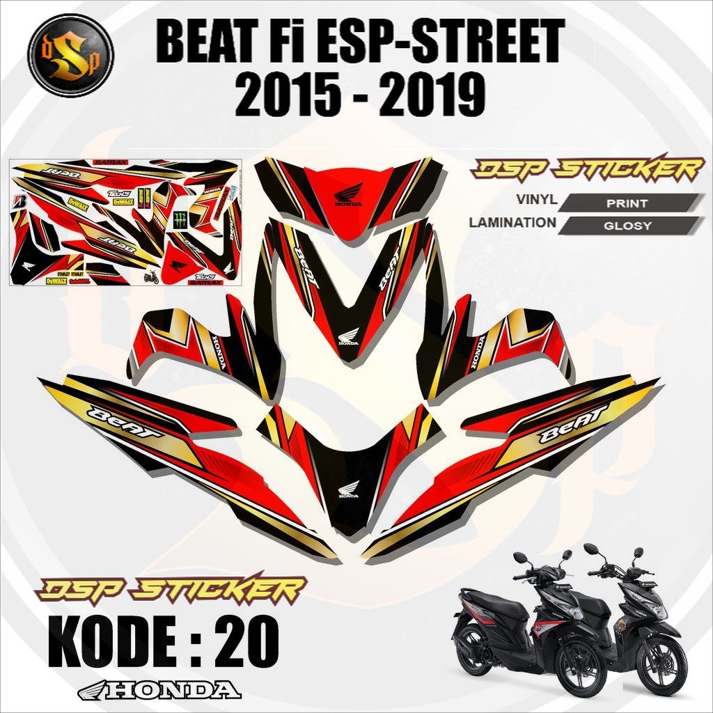 Jual (COD) Decal Fullbody Beat Street / Fi Esp / Fi New 2016 2017 2018 ...
