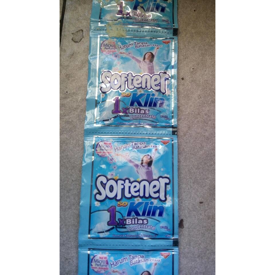 Jual So Klin Softener Magic Blue Sachet 14/15ml | Shopee Indonesia