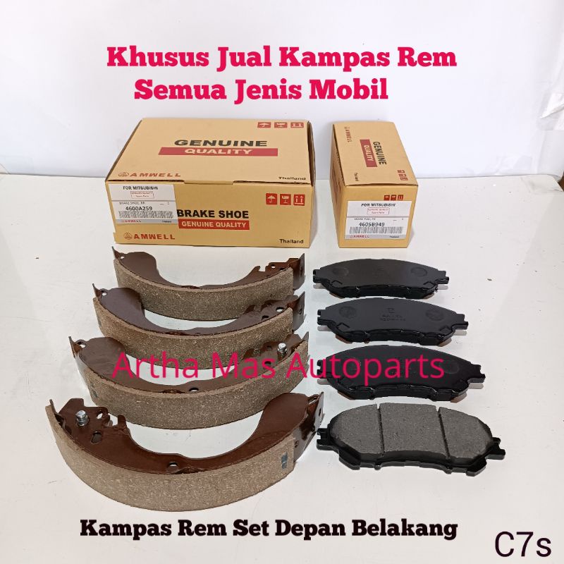 Jual KAMPAS REM SET XPANDER X-PANDER KOMPLIT DEPAN BELAKANG | Shopee Indonesia
