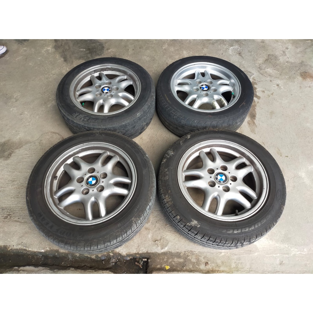 Jual Tersedia Velg OEM BMW E36 & BAN 205 55 R16 | Shopee Indonesia