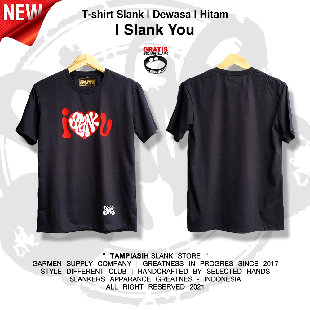 Jual I SLANK YOU 3 - HITAM - LENGAN PENDEK - ORIGINAL MADE IN SLANKERS ...