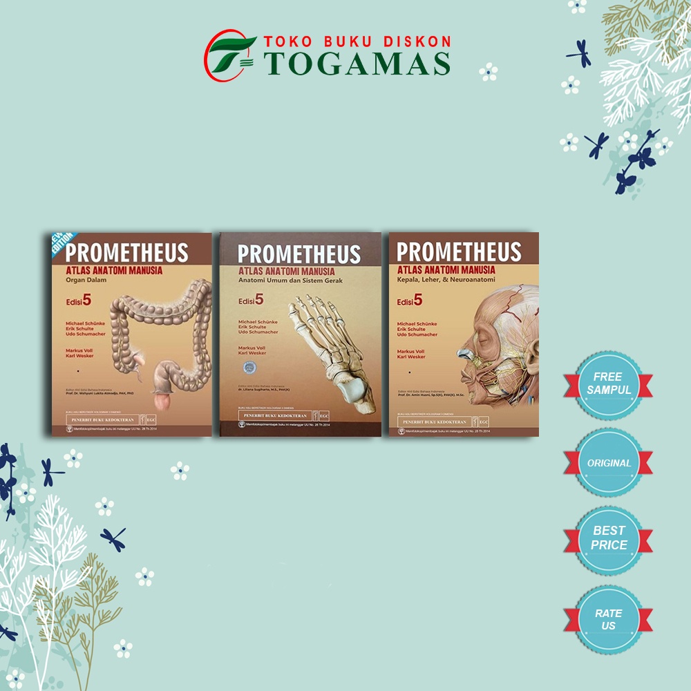 Jual Paket Prometheus Atlas Anatomi Manusia (Anatomi Umum Dan Sistem ...