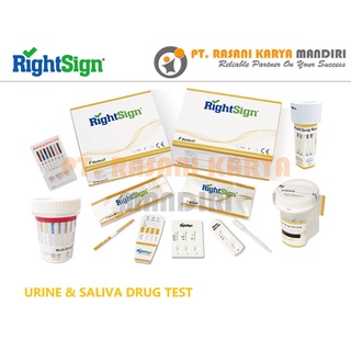 Jual Multi Drug Screen Test 3 Parameter RightSign AMP MOP THC isi 25 ...