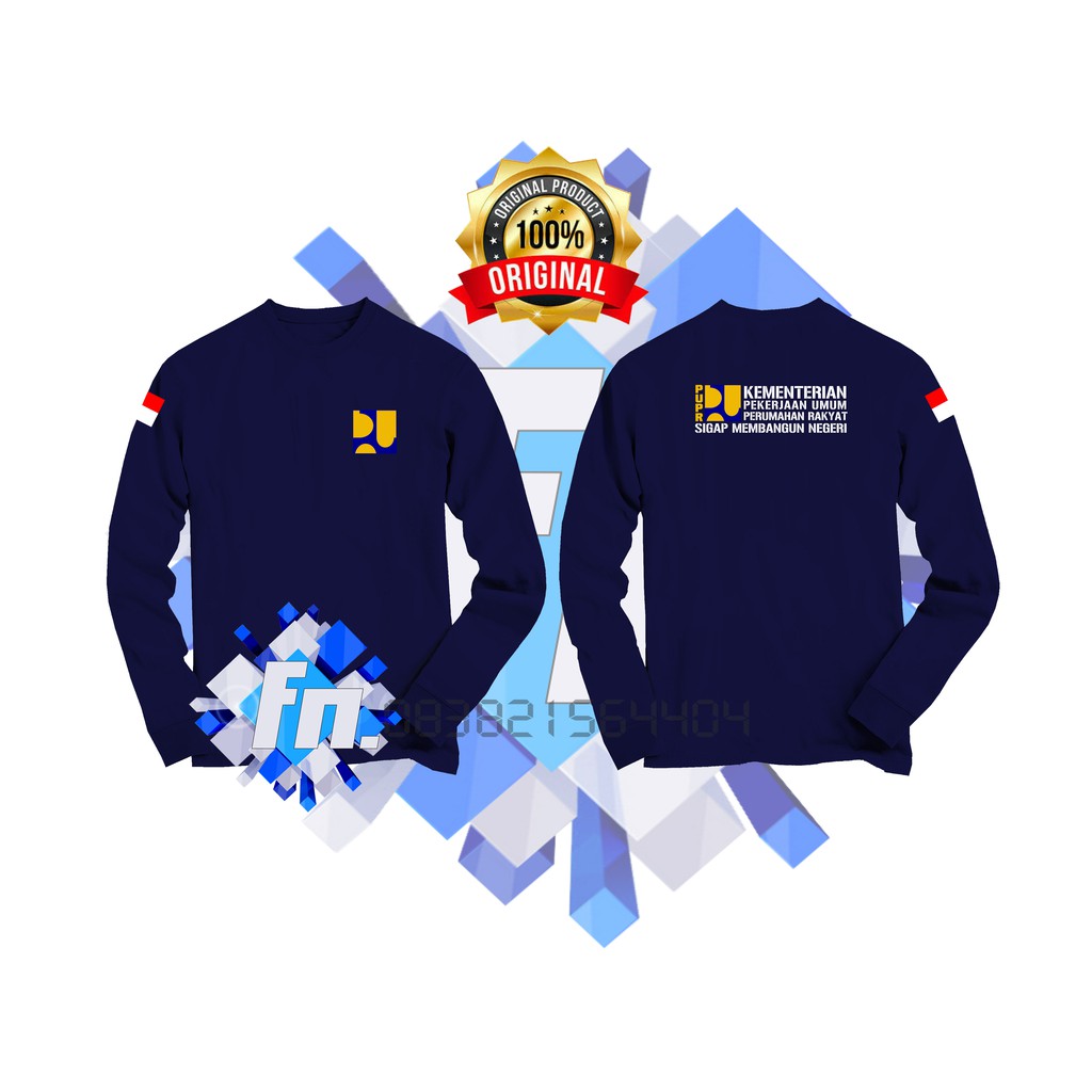 Jual KAOS KEMENTERIAN/DINAS PUPR SIGAP MEMBANGUN NEGERI PR00 | Shopee ...