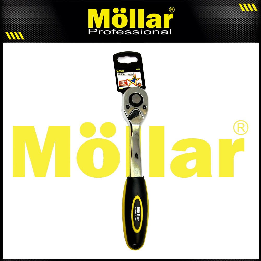 Jual MOLLAR Kunci Stang Ratchet Torsi Gagang Sok Socket 1/2 Inch x 72 T ...