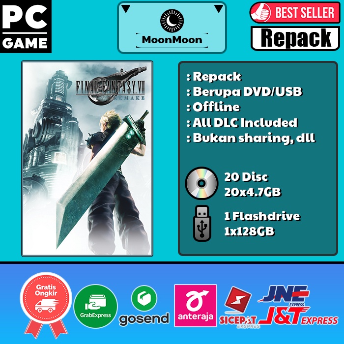 Jual FINAL FANTASY VII REMAKE INTERGRADE All DLCs PC Game Indonesia ...