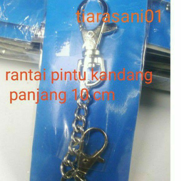 Jual RANTAI RANTE KUNCI PINTU KANDANG BURUNG 10 CM BAGUS AWET | Shopee ...