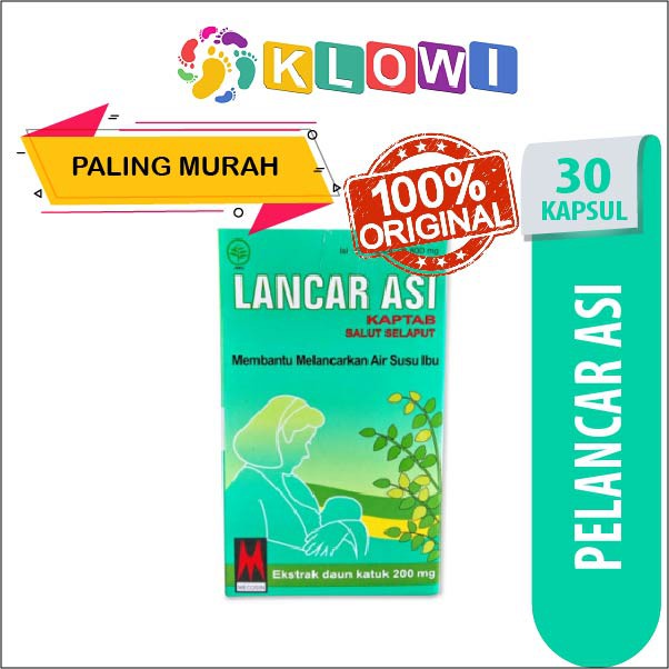 Jual Lancar Asi Dari Ekstrak Daun Katuk 200 Mg,30 Kapsul,Pelancar Asi,Asi Booster Indonesia ...