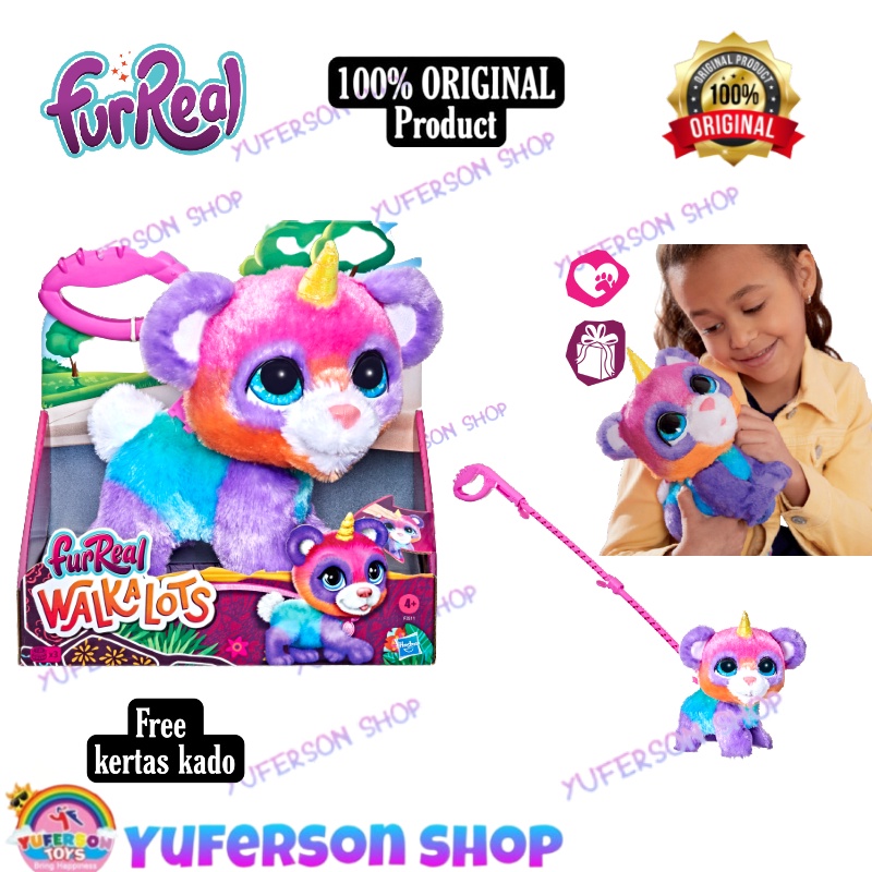 Jual FurReal Walkalots Multicolor Pandacorn Plush Interactive Toy ORIGINAL | Shopee Indonesia
