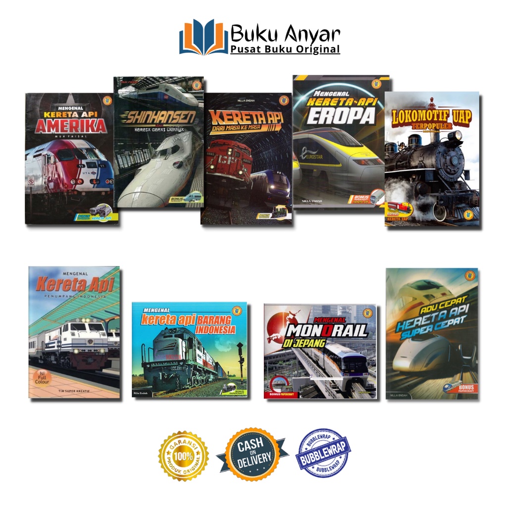 Jual BUKU AKTIVITAS ANAK MENGENAL KERETA API | Shopee Indonesia