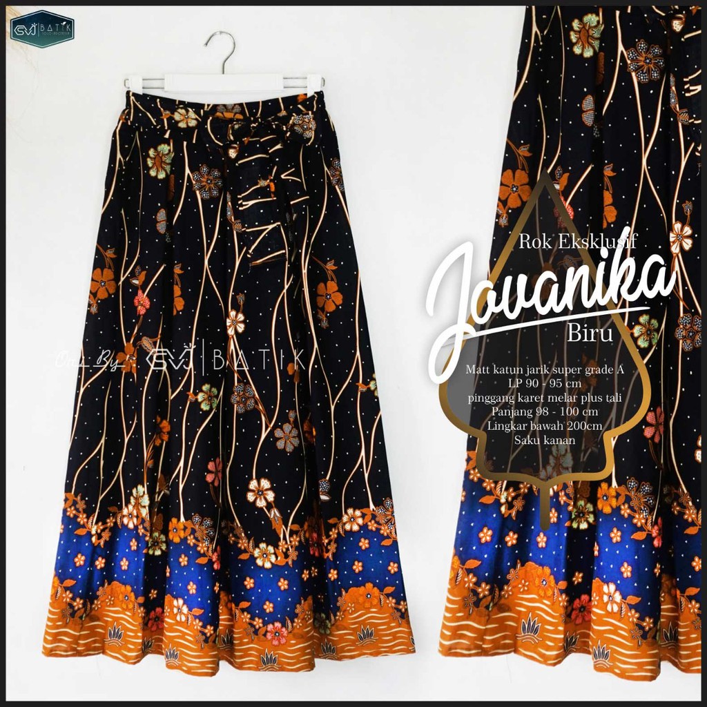 Jual Svj Batik Bawahan Wiru Klok A Rok Batik Eksklusif jovanika Motif ...