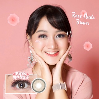 Jual Roze Nude Brown Pink Rabbit Lens | Shopee Indonesia