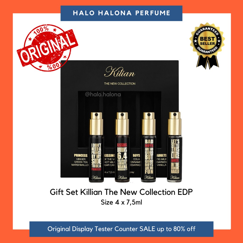Jual Gift Set Killian The New Collection Set Box Segel Parfum Original ...