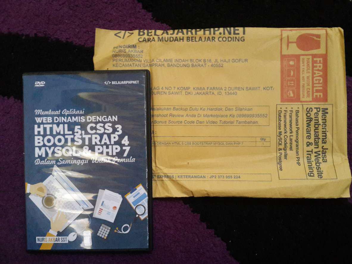 Panduan Belajar Web Lengkap Membuat Aplikasi Web Dengan Html Css Boostrap Jquery Php Dan Mysql 6057