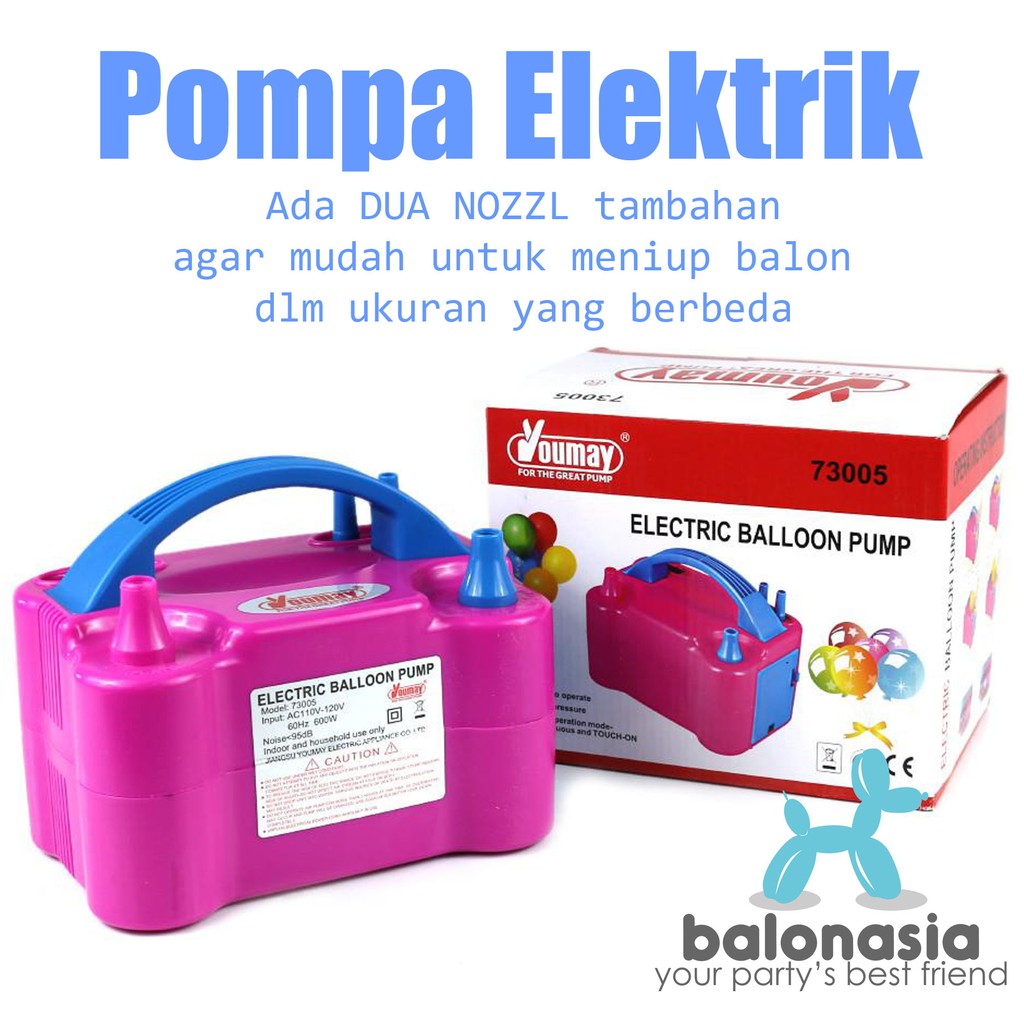 Balonasia Pompa Balon Elektrik / Electric Pump Balloon | Shopee Indonesia