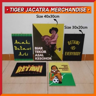 Jual Hiasan Dinding Papan Poster Betawi Culture Size 40 x 30 cm ...
