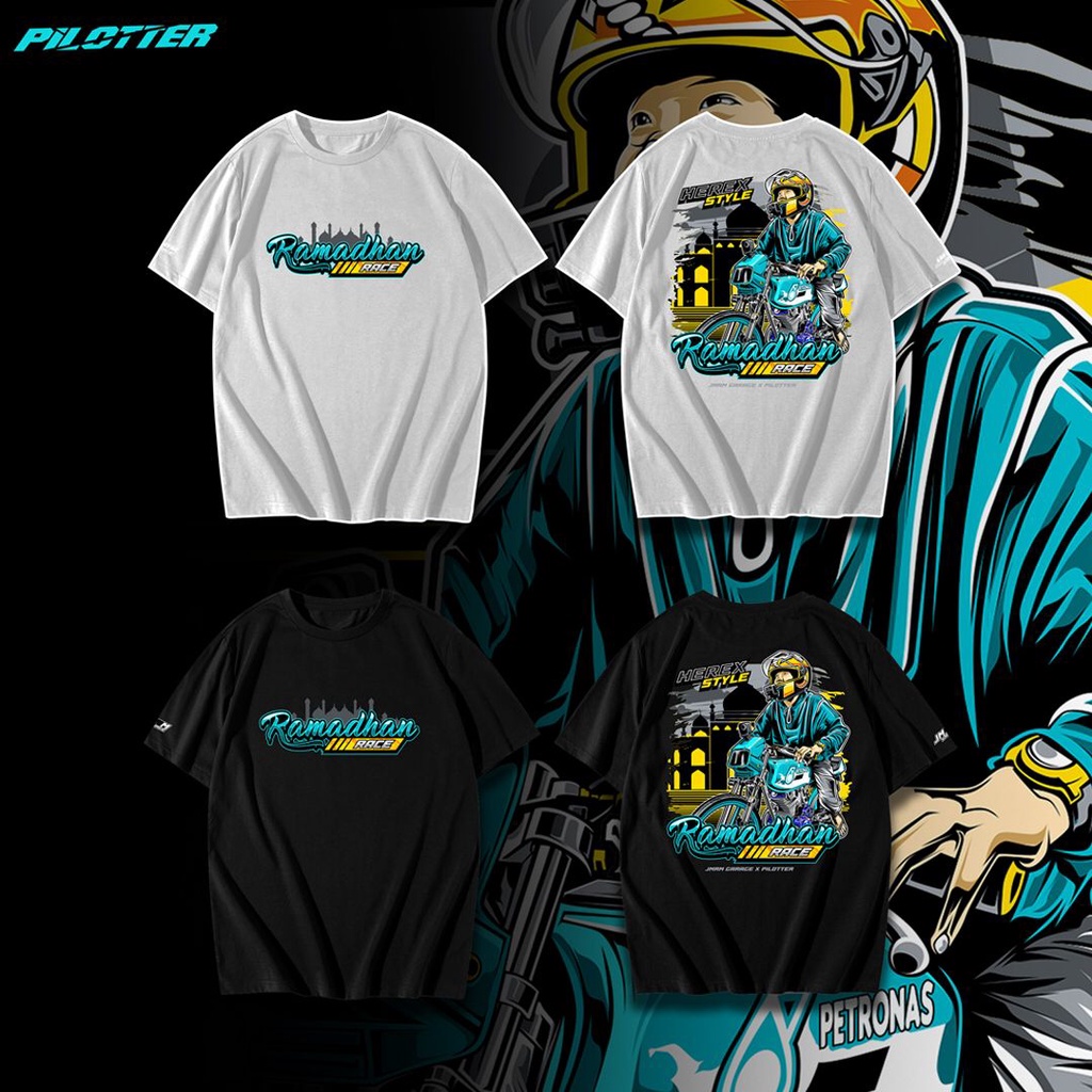 Jual KAOS RAMADHAN RACE PILOTTER X JMRM GARAGE KAOS GL PETRONAS KAOS ...