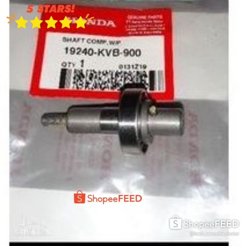 Jual AS WATER PUMP SHAFT POMPA AIR RADIATOR VARIO 110 LAMA KARBU KVB ...