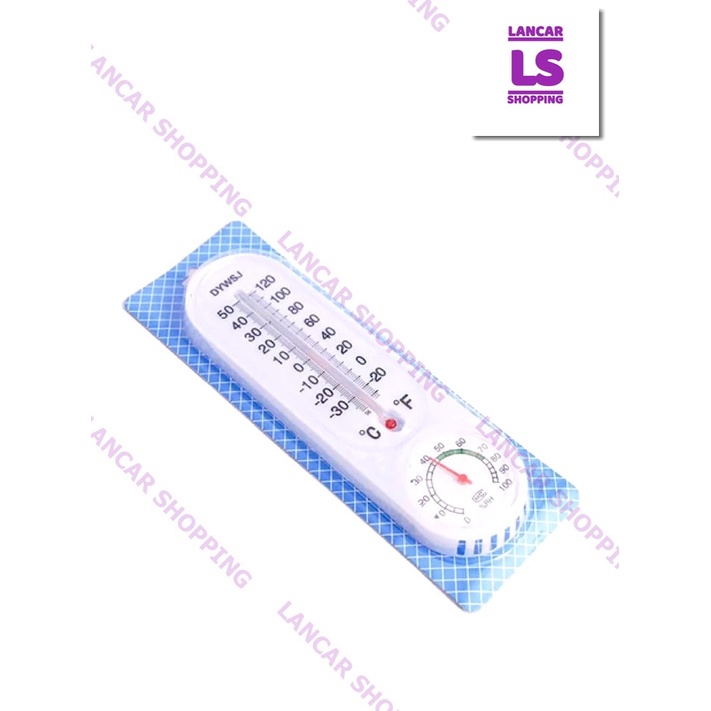 Jual [COD] Thermometer hygrometer Wall Termometer Dinding Alat pengukur ...