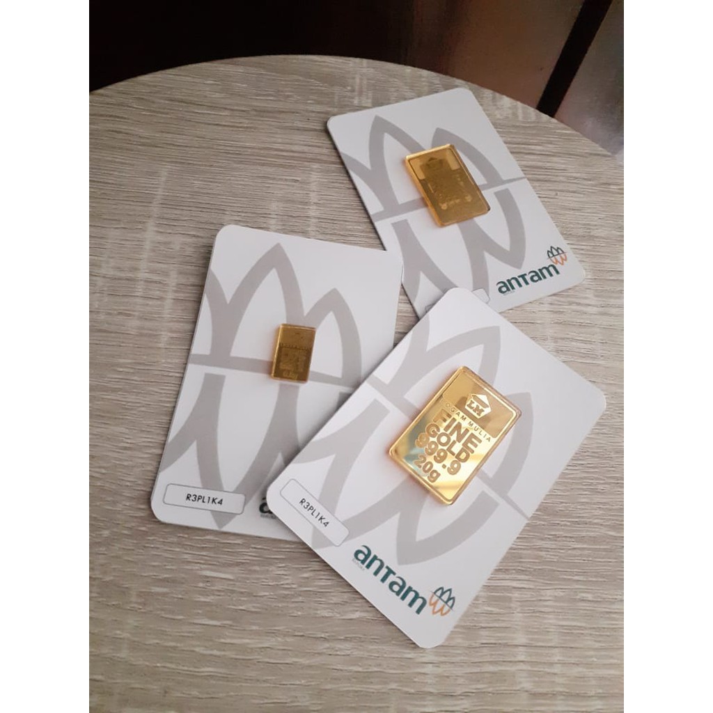 Jual Replika tiruan Antam / tiruan emas batangan / logam mulia akrilik ...