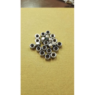 Jual nylon nut ss304 m5 baut 8 mur lock nut kunci 8 ss 304 A2-70 mur ss 5mm | Shopee Indonesia