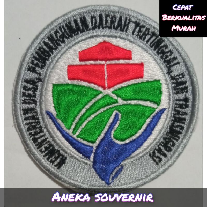 Jual logo kementerian desa dan pembangunan/emblem patch/ atribut / logo ...