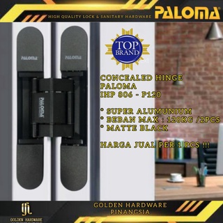 Jual PALOMA IHP 806 ENGSEL CONCEALED INVISIBLE HINGE ENGSEL TANAM PINTU ...